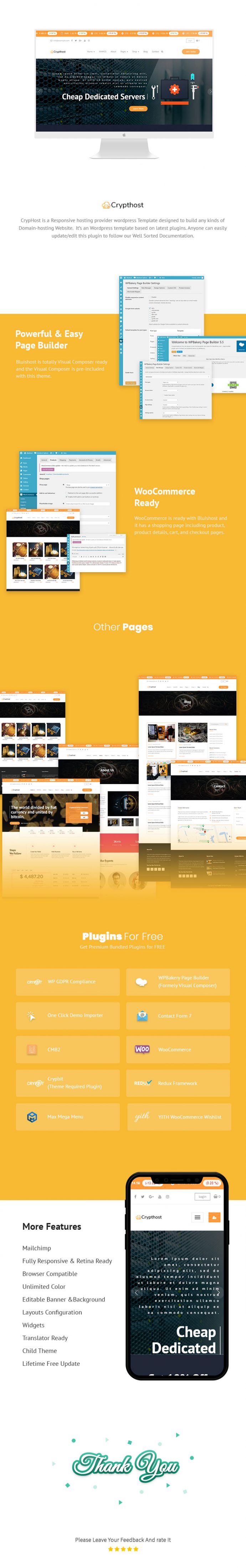 DotCloud | Responsive Web Hosting WordPress Theme With WHMCS ...