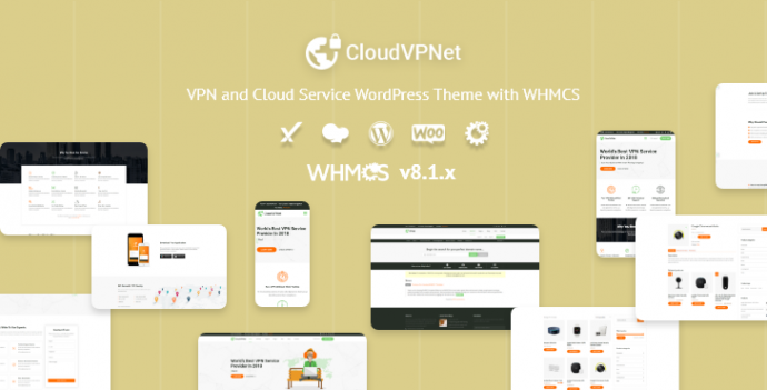 WHMCS WordPress Theme & Responsive Templates