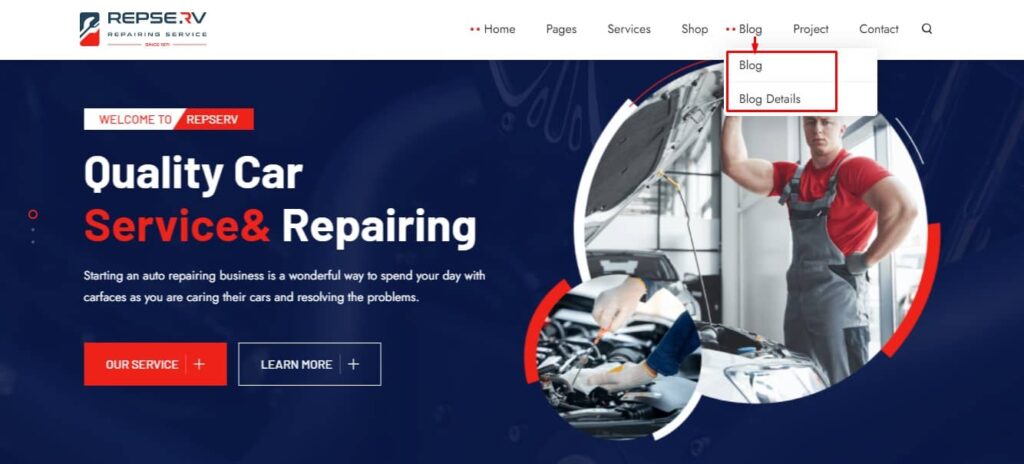 Repserv- Servicing And Repairing HTML5 Template: A Complete Review ...