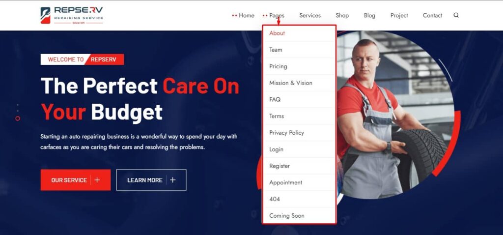 Repserv- Servicing And Repairing HTML5 Template: A Complete Review ...